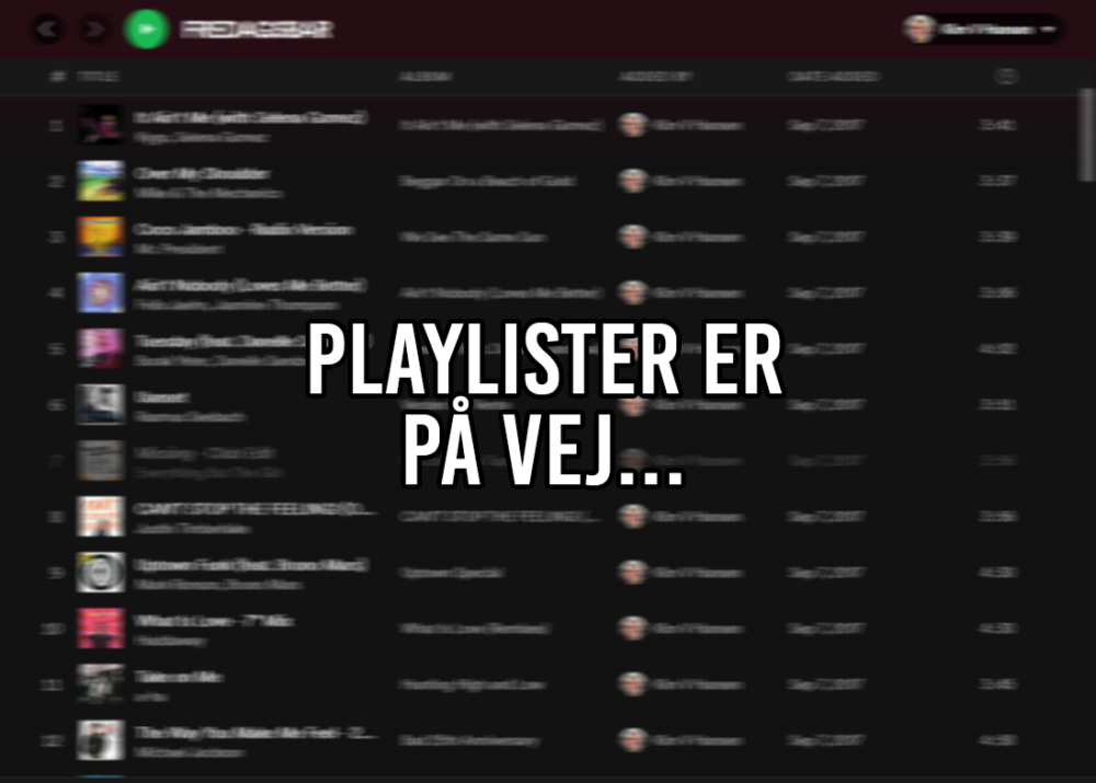PLAYLISTER – DJVEJNAA.DK